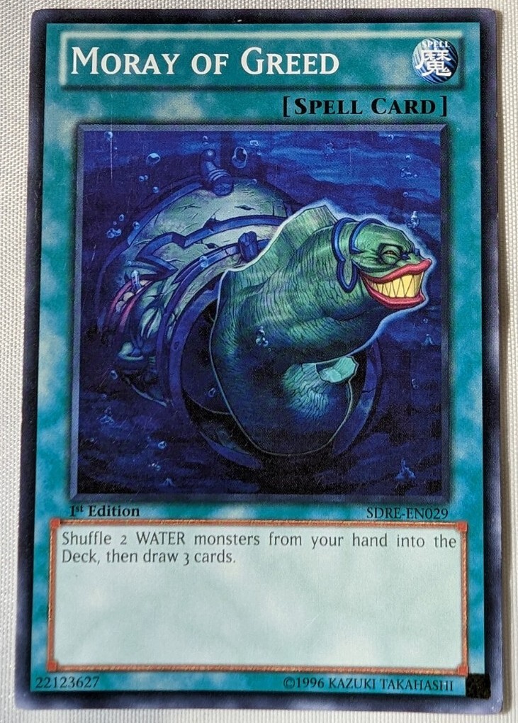 Yu-Gi-Oh! TCG Moray of Greed Realm of the Sea Emperor SDRE-EN029 1st ...