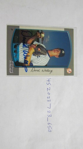 2000 Bowman David Walling signed baseball card | eBay