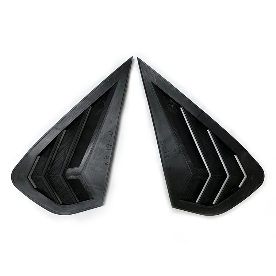 Pair For Kia Forte K3 2019-2022 Car Rear Vent Window Louver Shutter ...