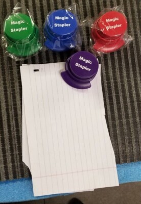 Case of 192- Magic Stapleless Stapler/ Paperclipless Binder Office/Home ...