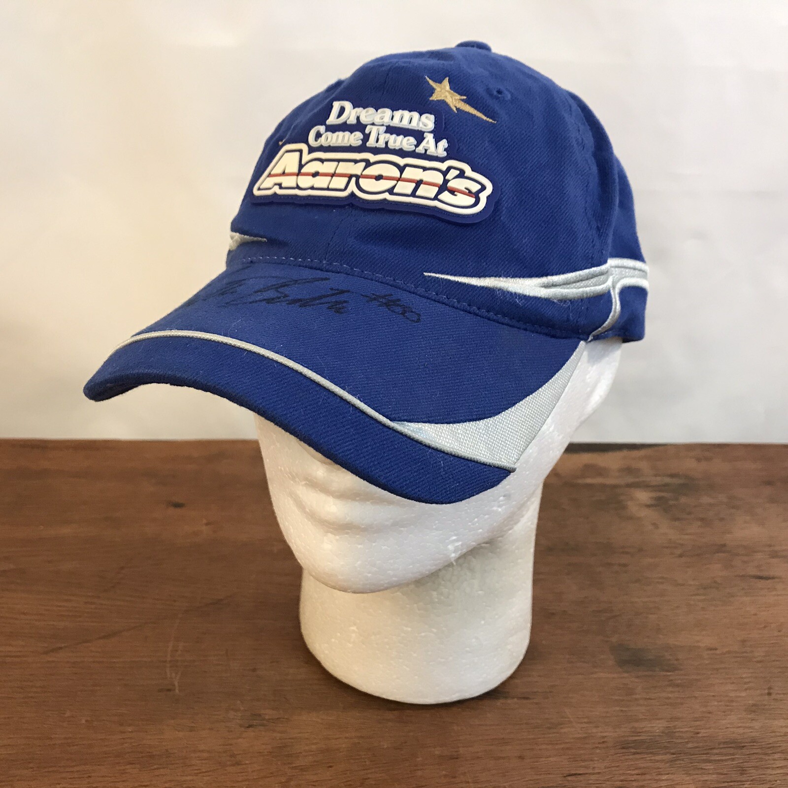 Aaron's Nascar #00 Blue Stretch Fitted Baseball Cap H… - Gem