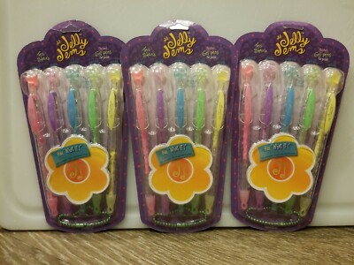 3 Packs Tess Sophie's Jelly Jem's Pastel Gel Pens What If | eBay