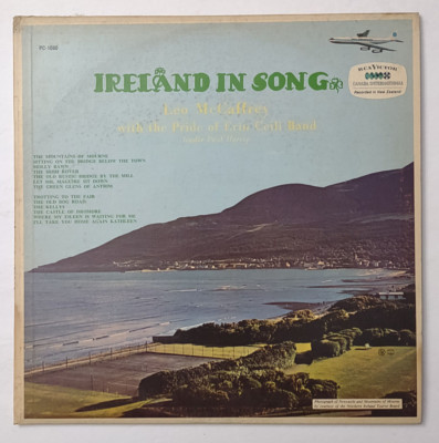 Ireland in Songs vinyl record Leo McCaffrey Pride of Erin Ceili Band ...