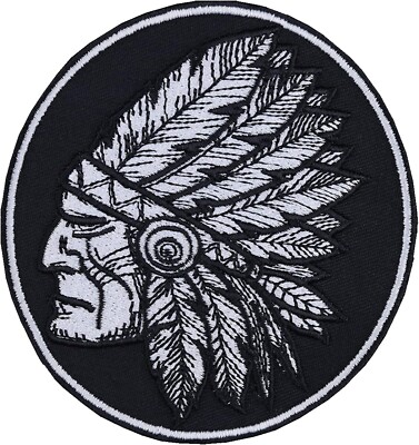 Native American Indian Motorcycle Embroidered Patch Sew on Iron on ...