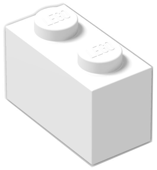 ☀️Lego x50 WHITE 1x2 Bricks building blocks Part Pieces Bulk Lot Legos ...