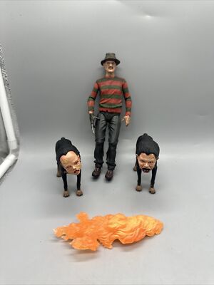 Lot NECA Freddy Krueger Action Figure A Nightmare on Elm Street 2 + 2 ...