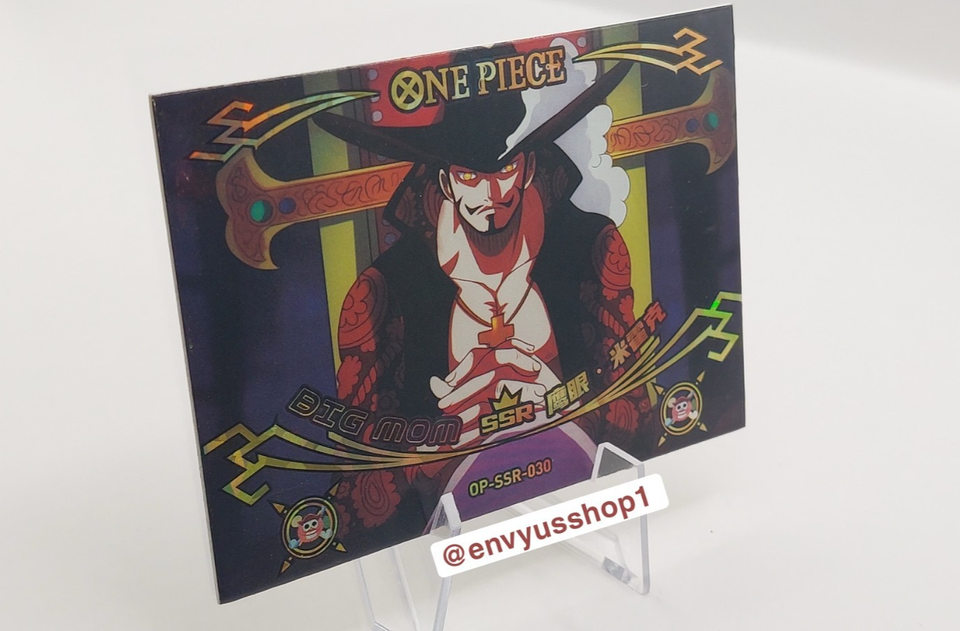 One Piece CCG: Dracule Mihawk "Hawk-Eyes" SSR-030 (Misprint) | eBay