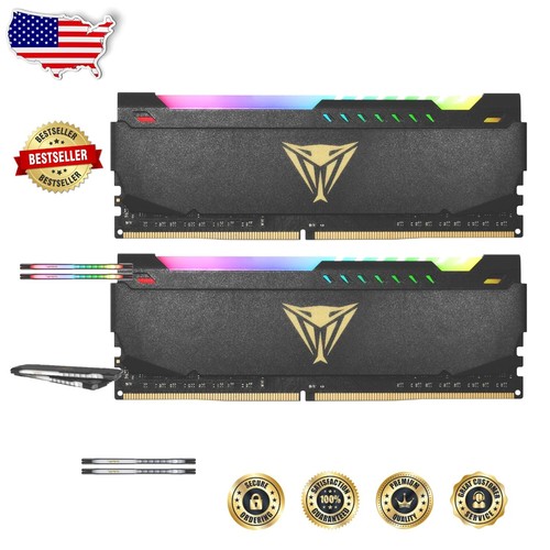 Stylish 16GB Patriot Viper Steel RGB RAM - 3200MHz CL16 for Desktops | eBay