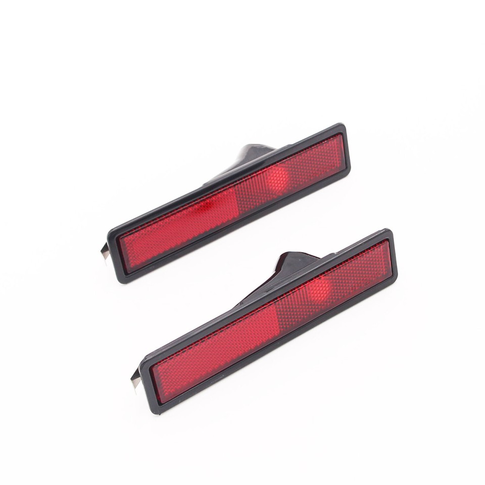 Pair of Red Bumper Side Marker Light Lamp for BMW E30 3 Series 1984 ...