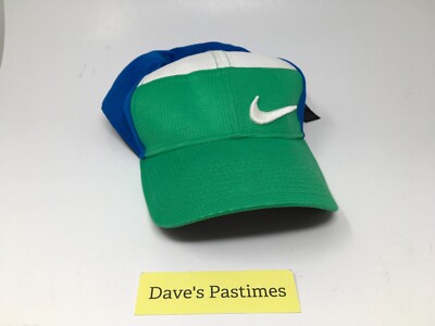 Nike Golf Green Blue Adjustable Hat Used Good Shape j2 | eBay