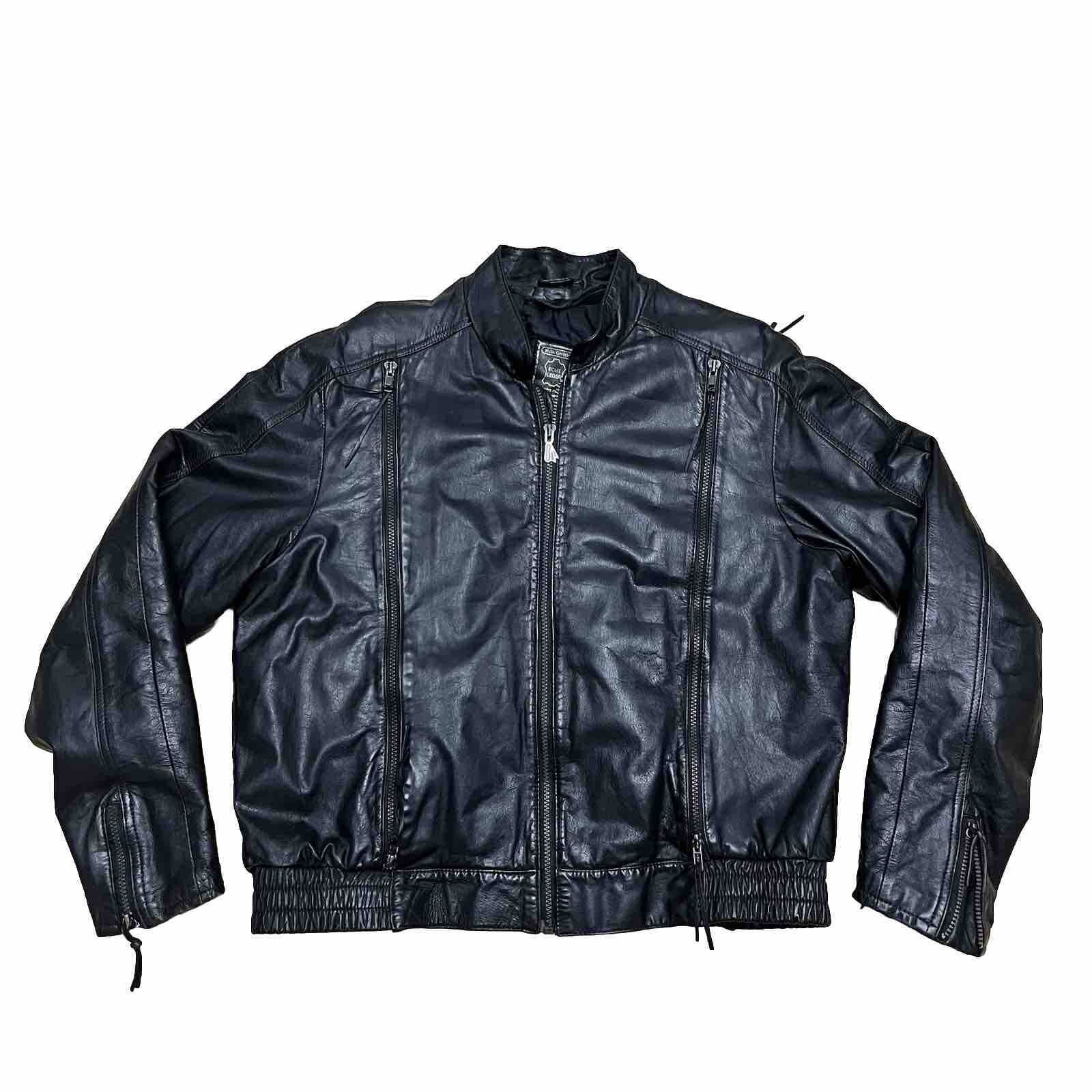 HEIN GERICKE Echt Leder Leather Motorcycle Jacket W/ … - Gem