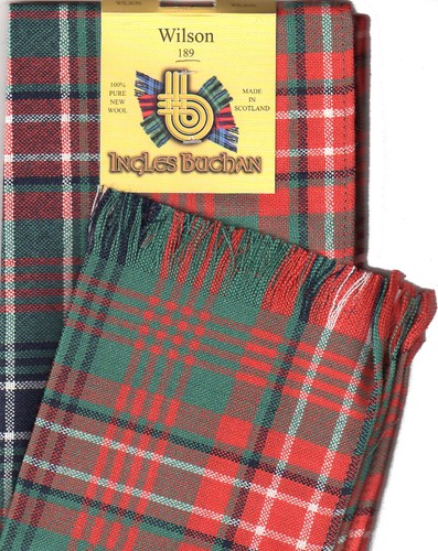 Scarf Clan Wilson Ancient Tartan Scottish Wool Plaid | eBay