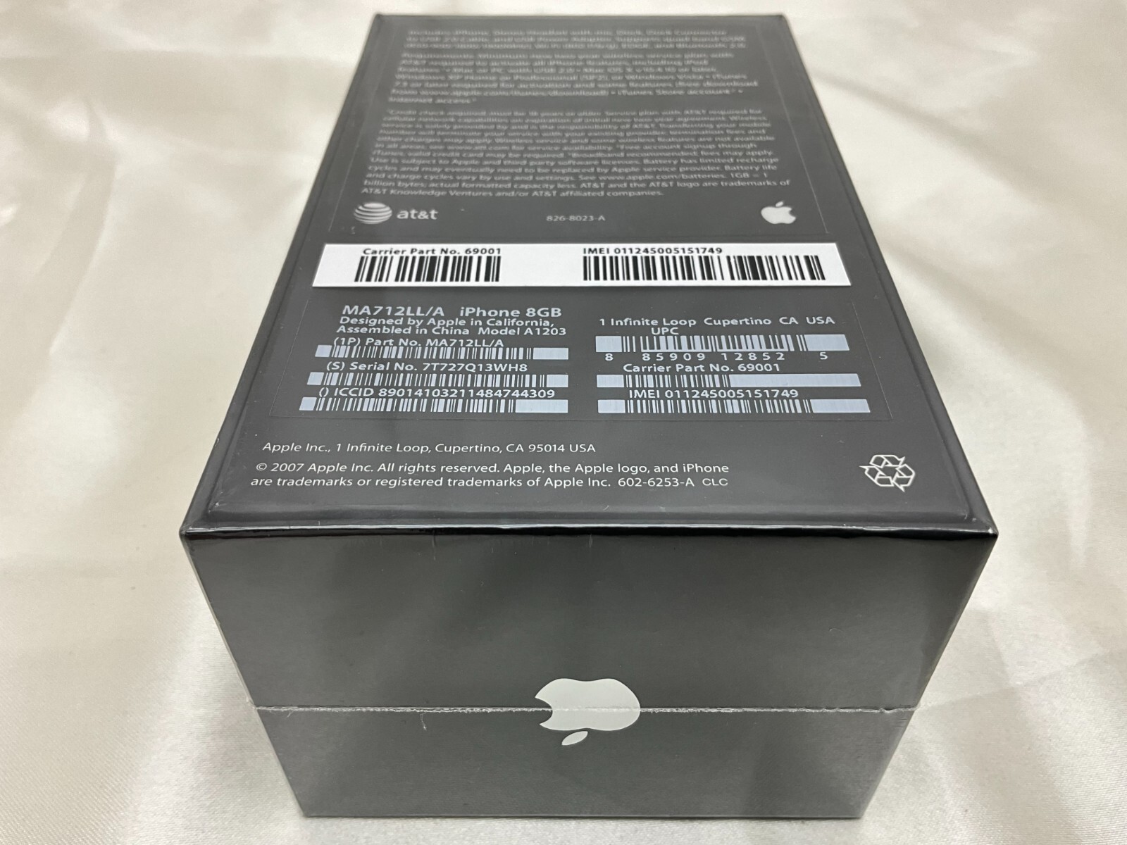 Apple iPhone 1st Generation 2G 8GB NEW NEVER ACTIVATED, SEALED ...