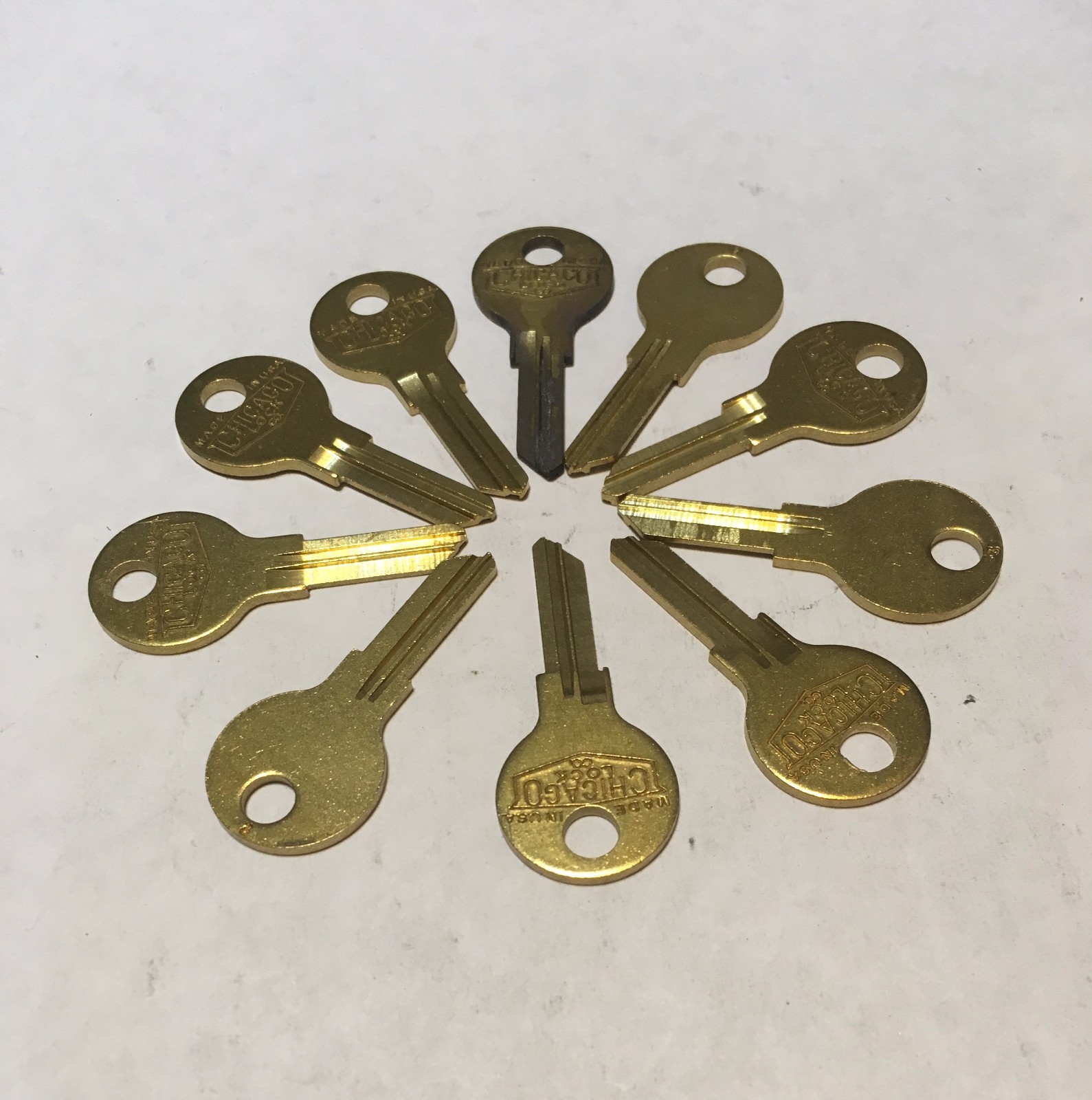 Lots of K102 102AM AP2 CHI-10D Type Key Blanks for Chicago | eBay