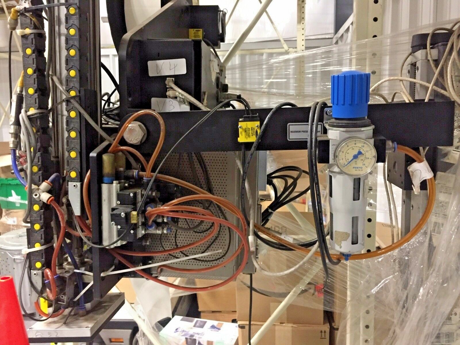 Printer Applicator Videojet P3400 with ZEBRA 110PAx4 LABELING PRINT AND ...