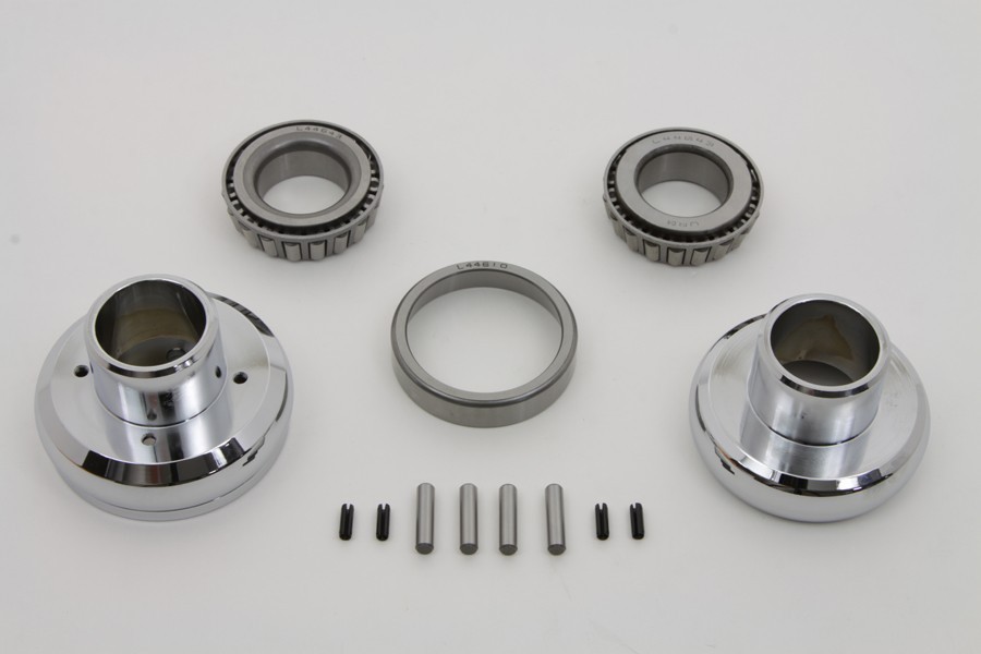 Smooth Neck Cup Set Races Bearings for Harley 1949-84 Sovelhead Panhead ...