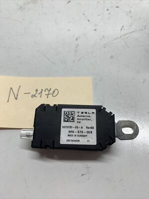 17-22 TESLA MODEL Y/3 REAR LEFT SIDE ANTENNA AMPLIFIER FM RADIO MODULE ...