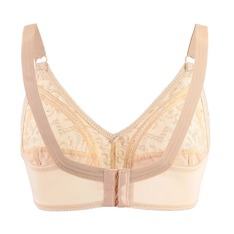 34-56A-H Plus Size Bra Full Coverage Non Wired Wide Strap Soft Cup ...