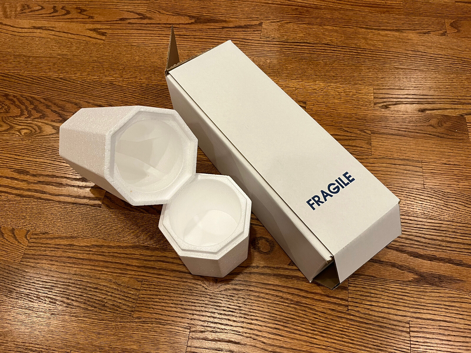 Champagne Bottle Shipping Box w/ Styrofoam Insert (Uline) | eBay