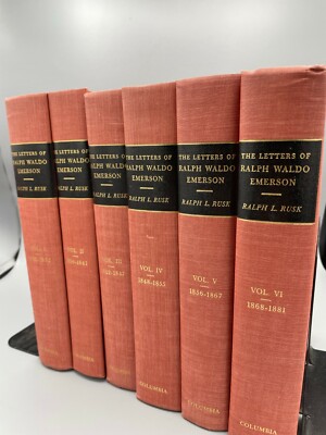 The Letters of Ralph Waldo Emerson in Six (6) Volumes ed. by Ralph L ...