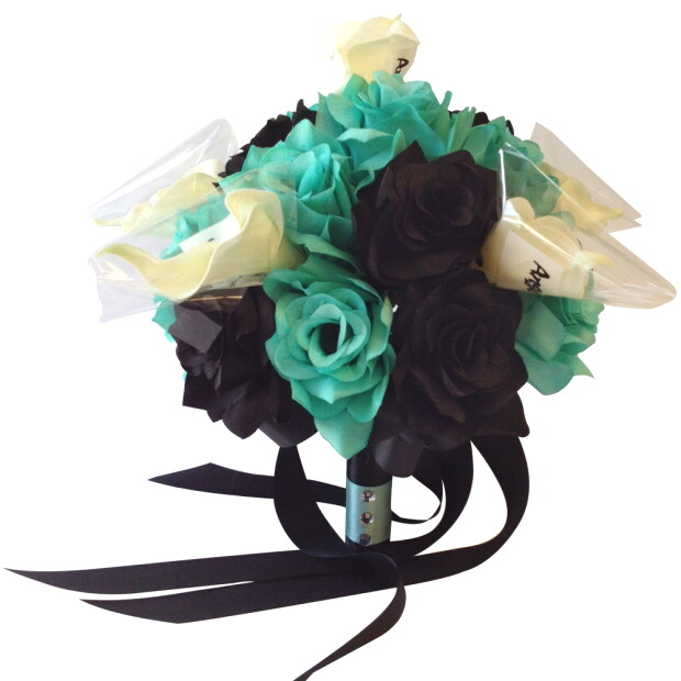 Black Aqua Wedding Aqua, Black, And White Wedding Inspiration | Every