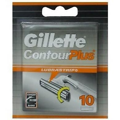 Gillette Contour Plus Refill Blades (Pack of 10) for sale online | eBay