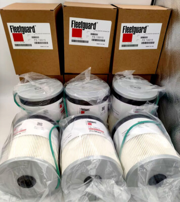 6PCS Fleetguard FS19915 L9915F Fuel Filter Cummins with Water Separator ...