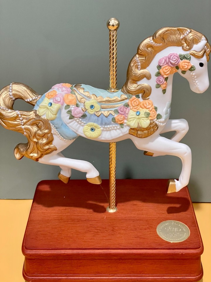 Vintage Music Box Horse Heritage House Melodies County Fair Collection ...