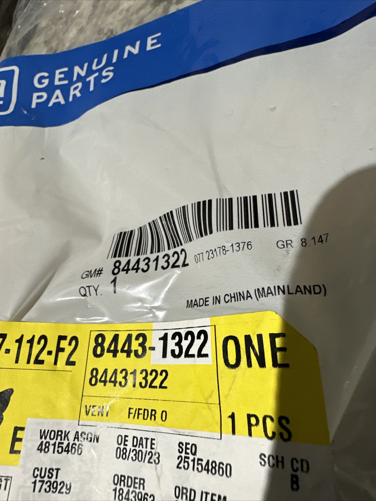 2019-2023 GMC Sierra AT4 LH & RH Side Fender Emblems Genuine OEM GM | eBay