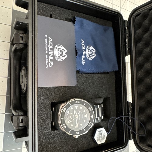 Aquinus Ruggada Dive Watch On Momentum Dive Strap | eBay