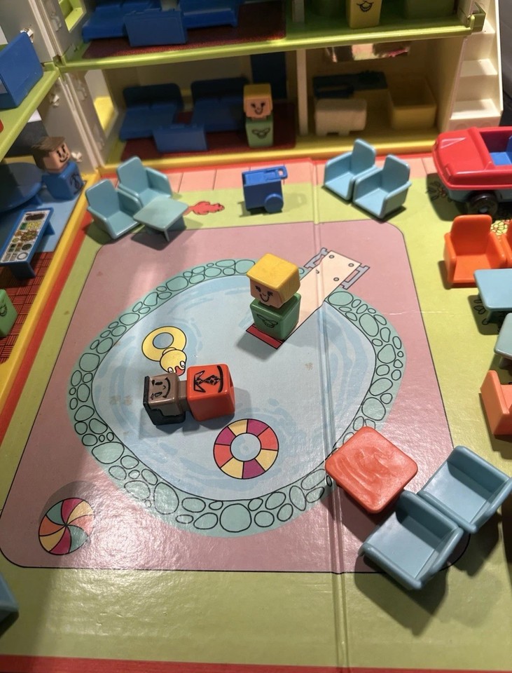 1974 Playskool Holiday Inn Playset HTF Pool Complete Plus Many Extra’s ...