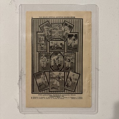1912 Philadelphia Phillies Baseball Team Picture Antique Dead-Ball Era ...