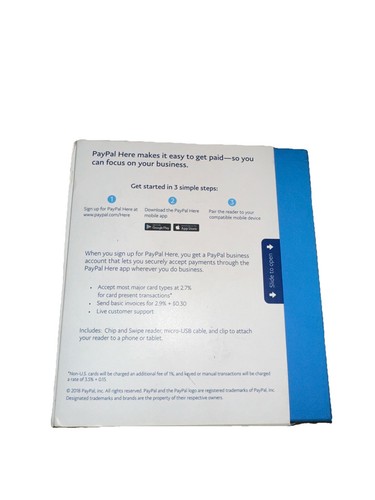 PayPal Here Chip and Swipe Card Reader New | eBay