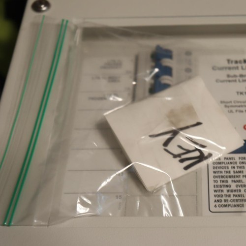 New Cooper Lighting Solutions TracKeeper Current Limiting Panel TK16 ...