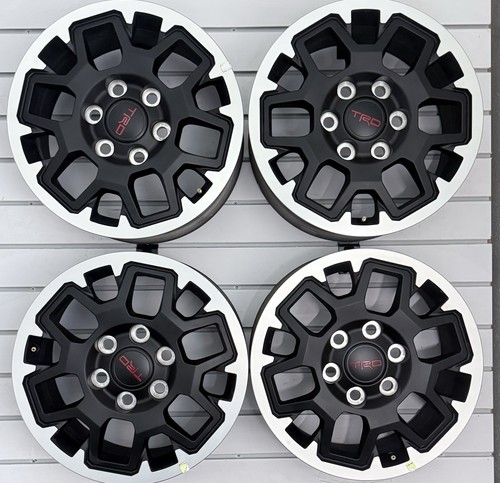 2024-2025 TOYOTA TACOMA TRD FACTORY OEM 17" MATTE BLACK WHEELS RIMS ...