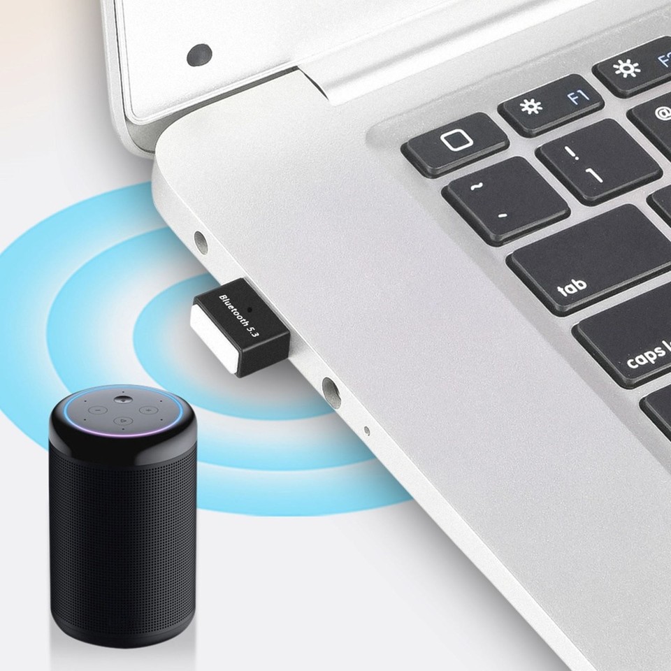 BLE Bluetooth 5.3 Adapter Transmitter Receiver Dongle Wireless Adapter ...