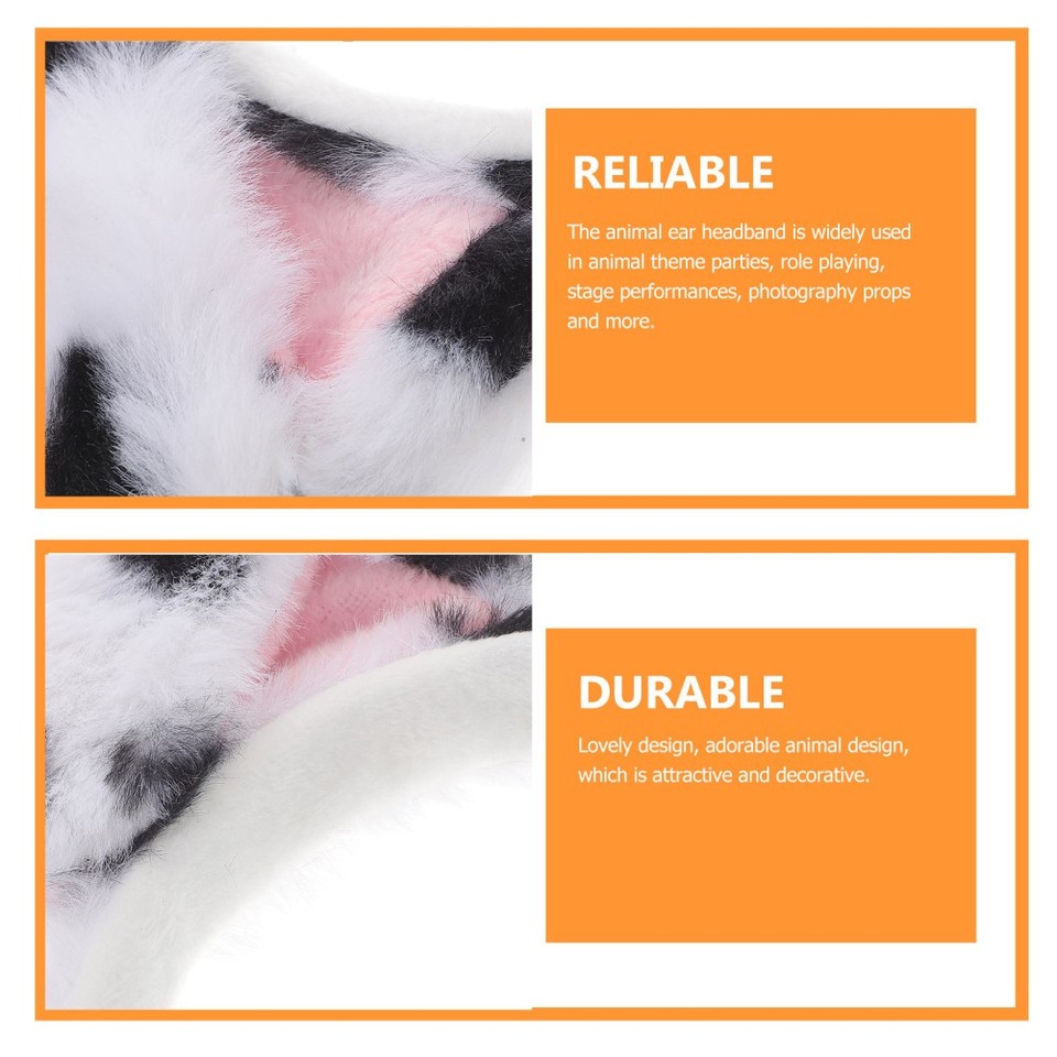 Farm Animal Headbands Costume Accessory Cosplay Comfortable Dog Ears ...