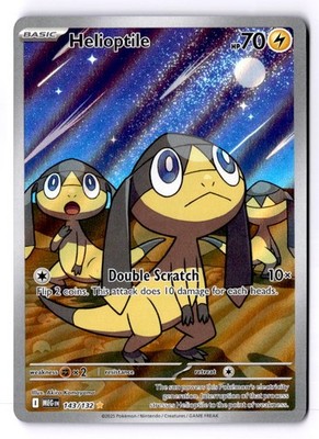Helioptile Illustration Rare ME01: Mega Evolution 143/132 NM | eBay