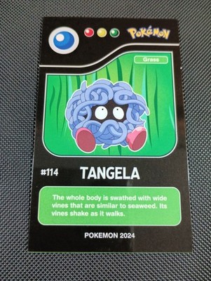2024 POKEMON POKEDEX BLACK Edition Card #114 Tangela Peru US Seller | eBay