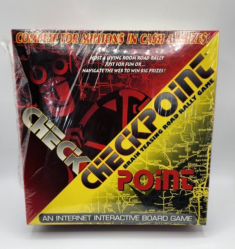Checkpoint Brain Teasing Road Rally Board Game Brand New Vintage 1997 ...