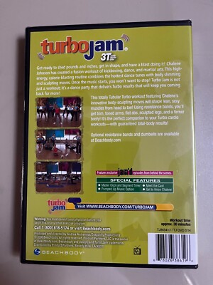 Turbo Jam: 3 Totally Tubular Turbo - DVD By Chalene Johnson - Brand New ...