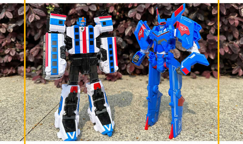 Tobot V Galaxy Detectives 8" Figure Vehicle Transformer Robot Boy Toy ...