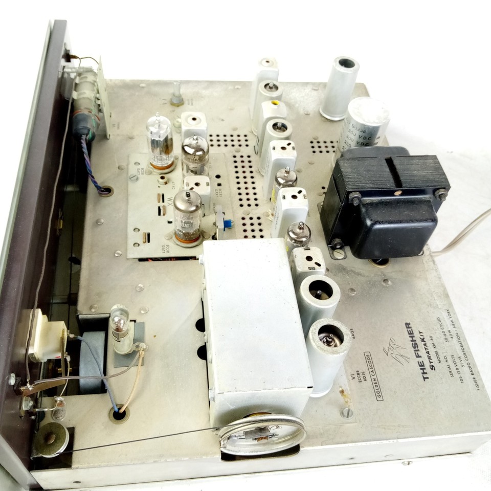 Fisher KM60 Tube Tuner OG Tubes Fully Restored Strata Kit Multiplex AM ...