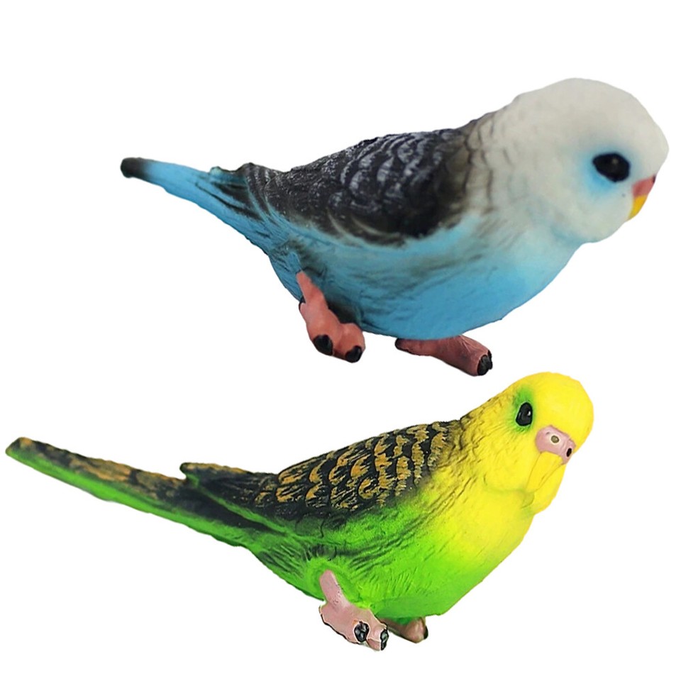 2 Pcs Bird Toys Simulation Parrot Mini Plushies Birdie Child | eBay