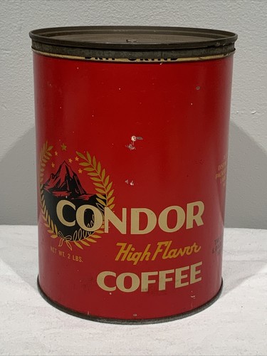 Condor Coffee Tin Litho Label The Great Atlantic & Pacific Tea Co. New ...