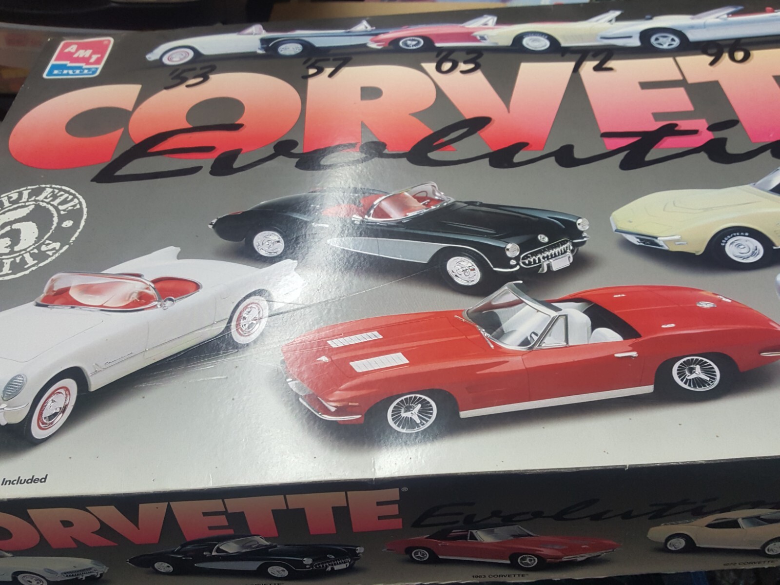 AMT Corvette Evolution (5 model kits) 1/25 scale | eBay