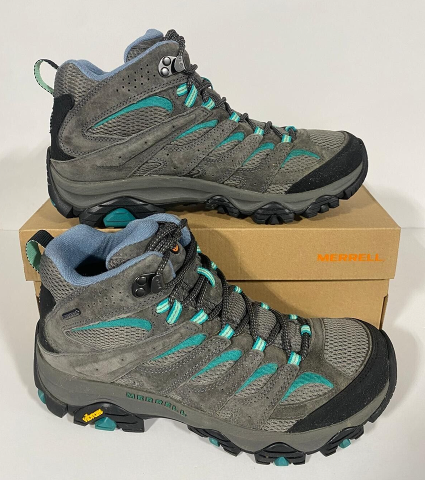 Merrell Women's Moab 3 Mid Waterproof Granite/Marine J035850 US 11 EU ...