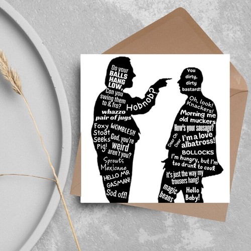 Bottom Quotes Card, Birthday Card, Card for Friend, Rik Mayall - Any ...