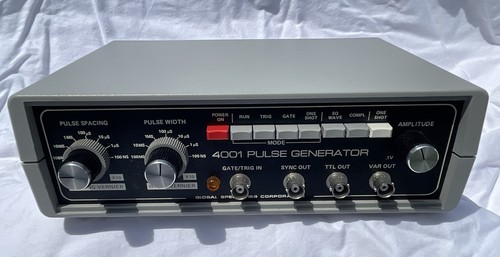 Global Specialties Corp 4001 Pulse Generator 0.5 To 5MHz Pulse & Square ...