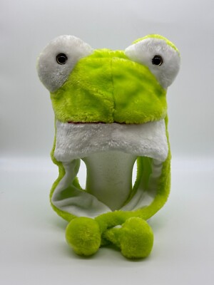 Plush Fun Animal Hat One Size Polyester (Green Frog) | eBay